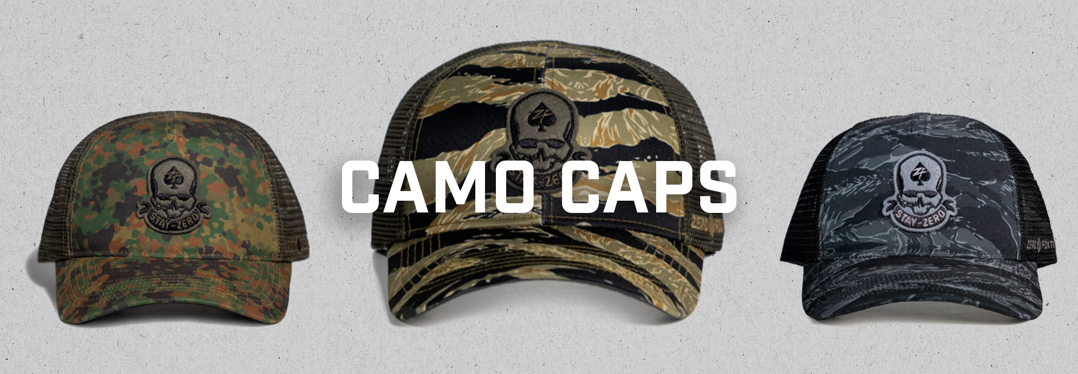 Camo Caps –ZERO FOXTROT