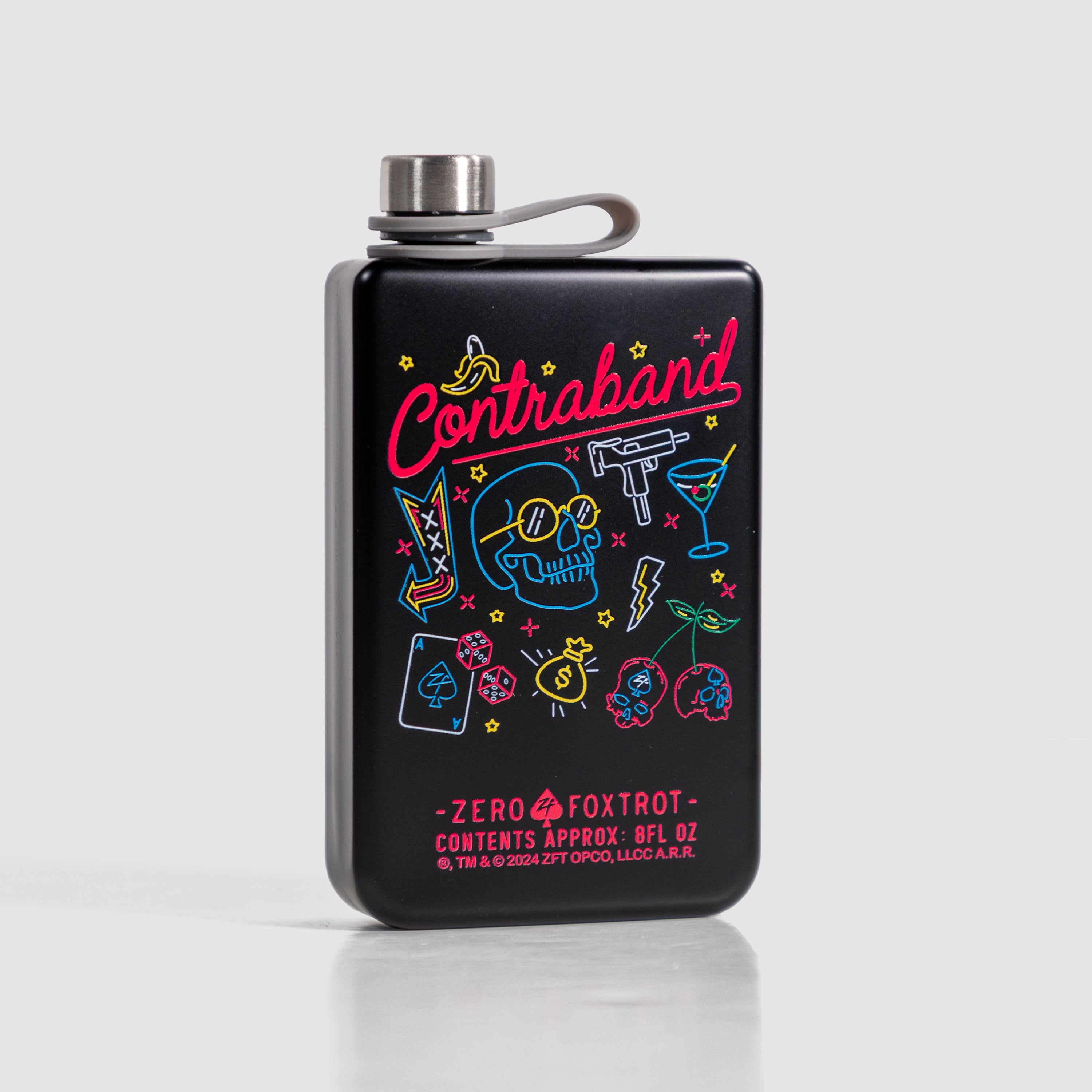 Contraband Flask –ZERO FOXTROT