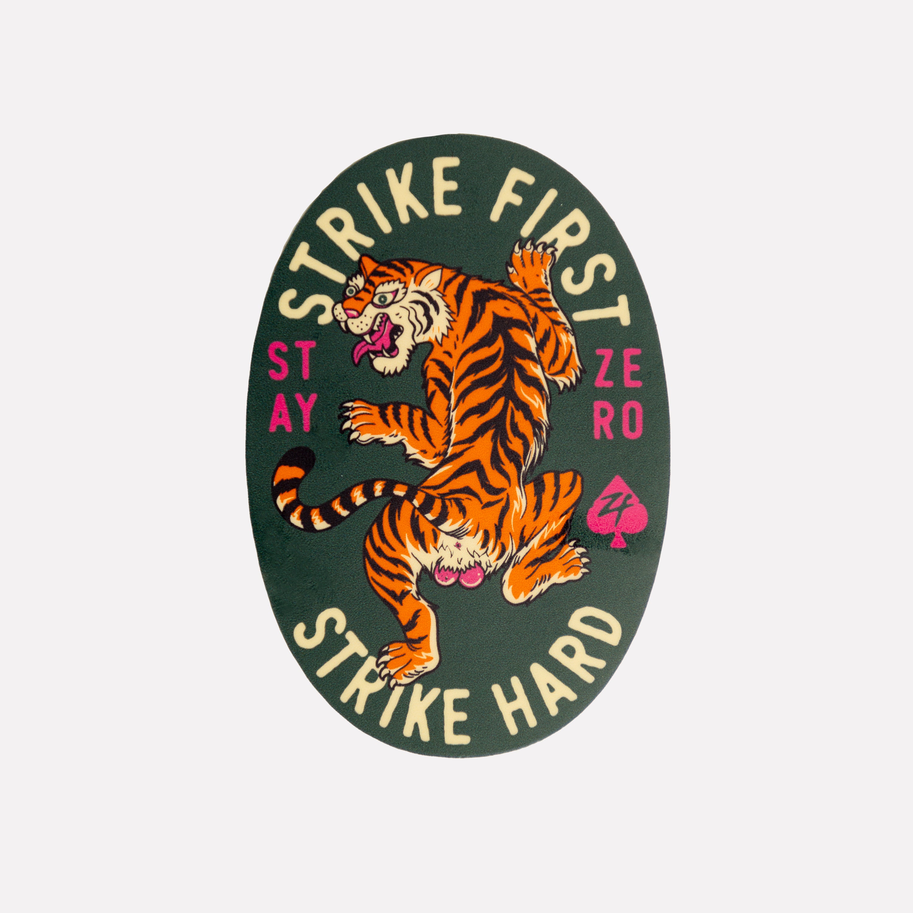 Strike First Strike Hard Sticker –ZERO FOXTROT