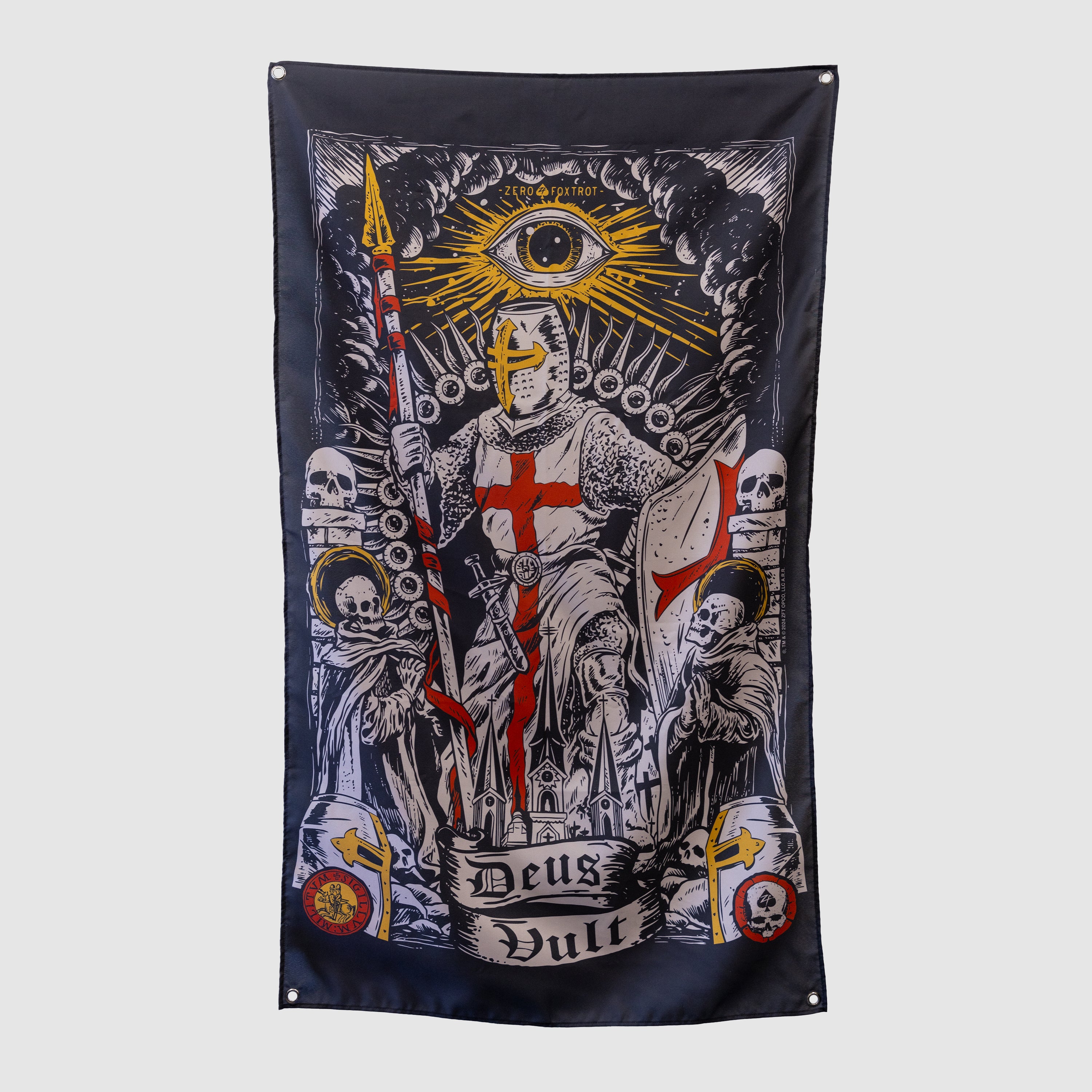 Deus Vult Flag –ZERO FOXTROT