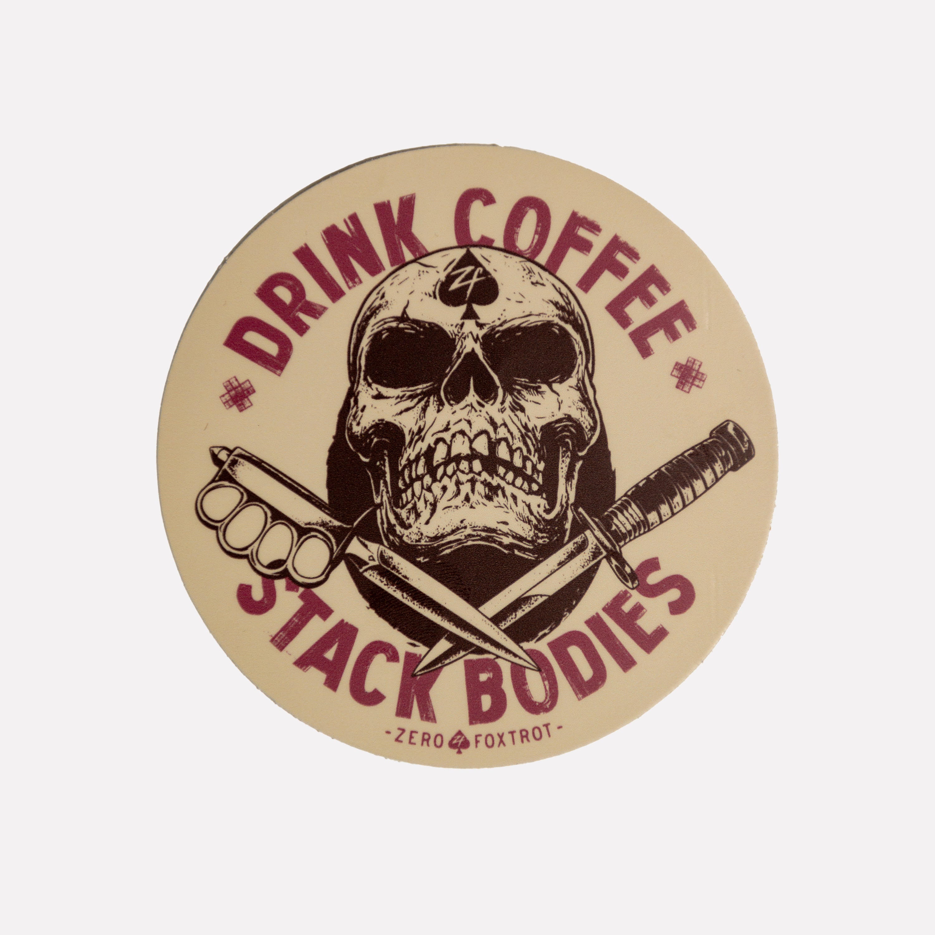 Drink Coffee Sticker –ZERO FOXTROT