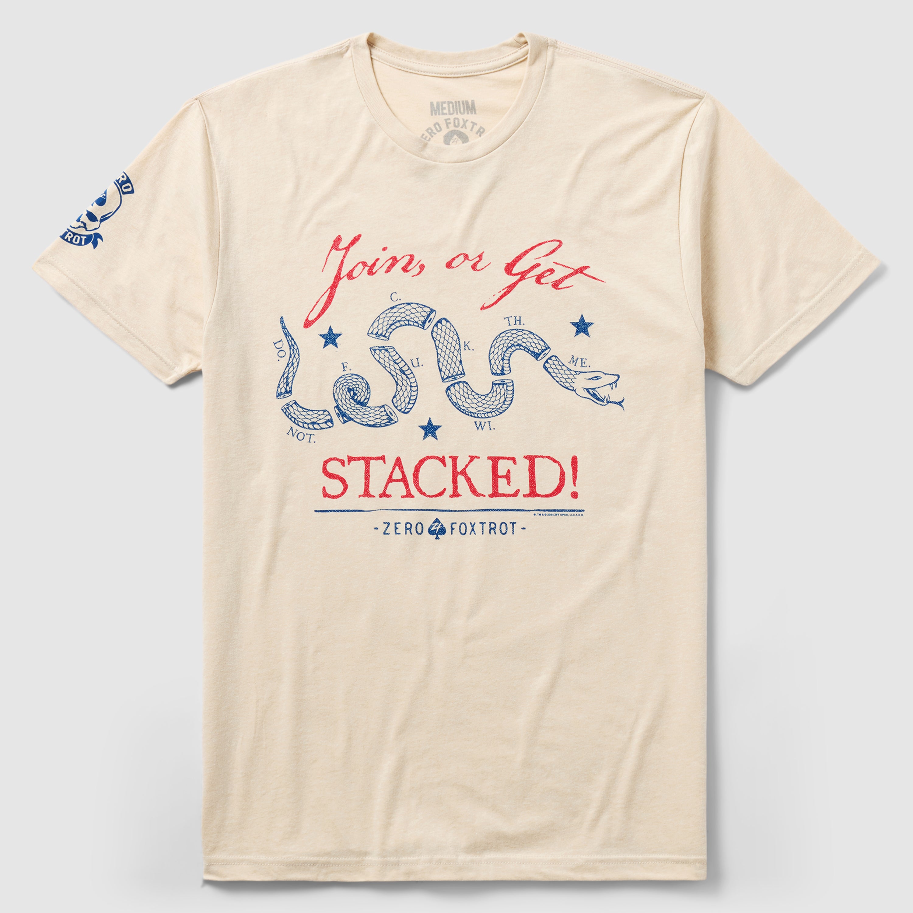 Get Stacked Tee –ZERO FOXTROT