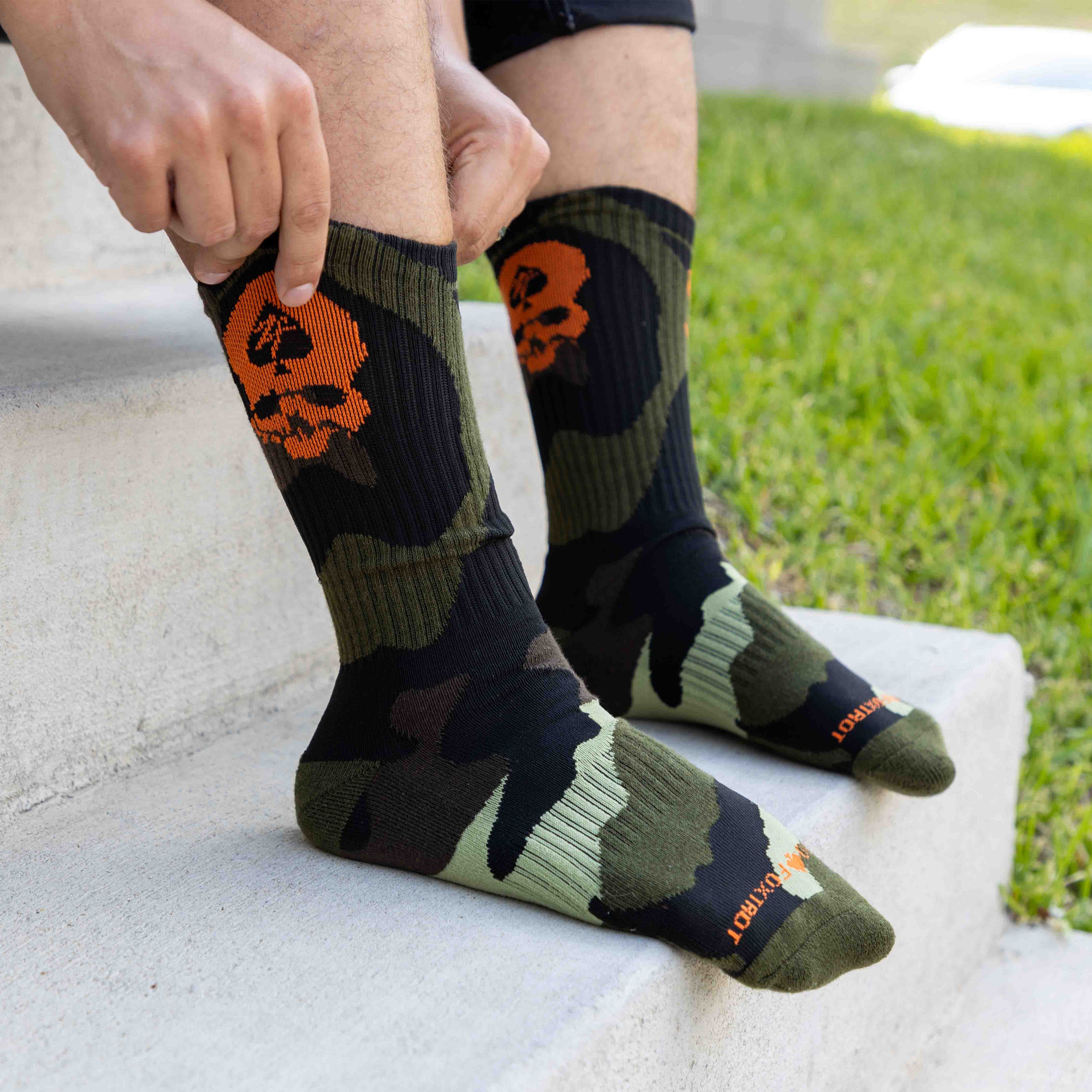 Zero Socks - ERDL Woodland –ZERO FOXTROT