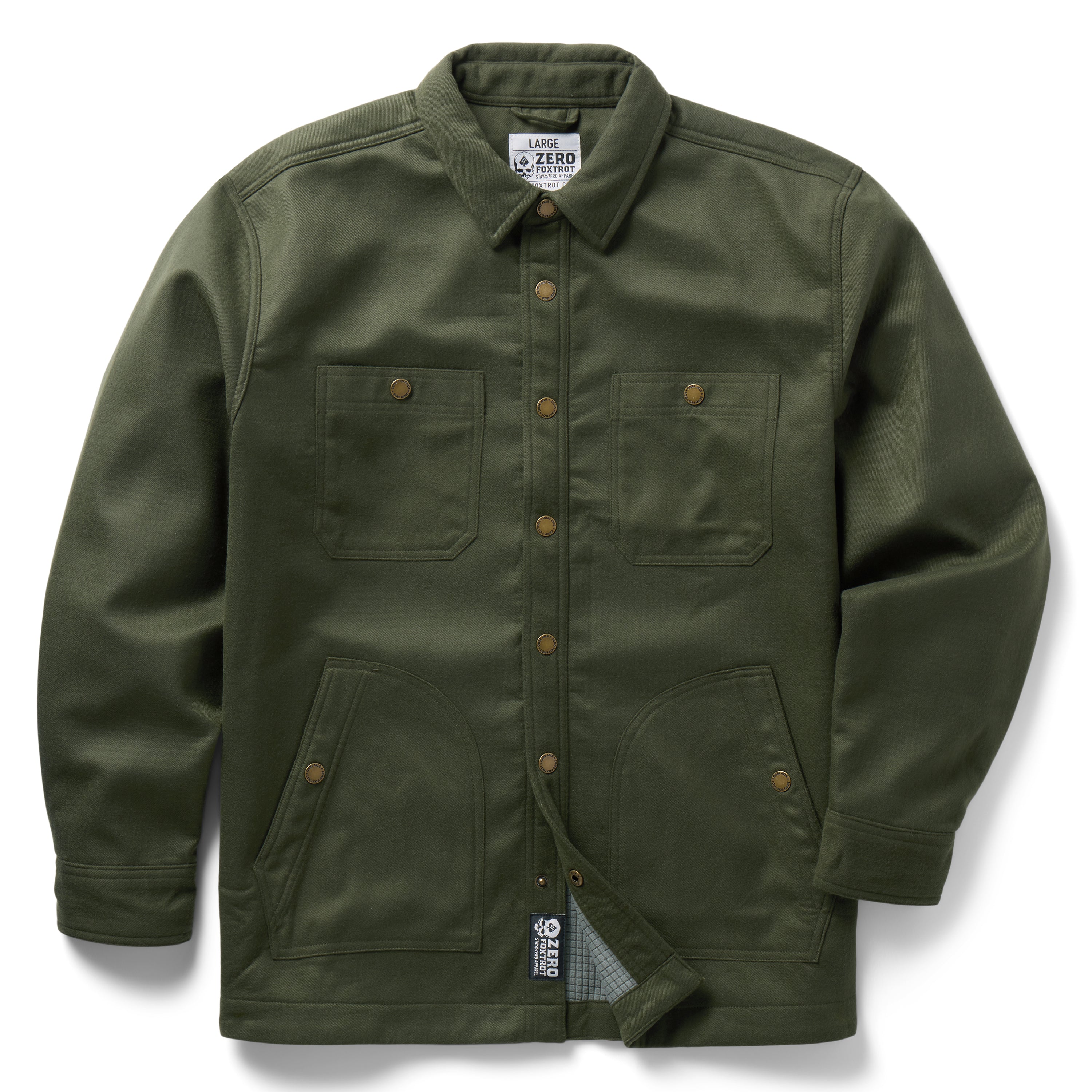 Zero Flannel Shacket –ZERO FOXTROT