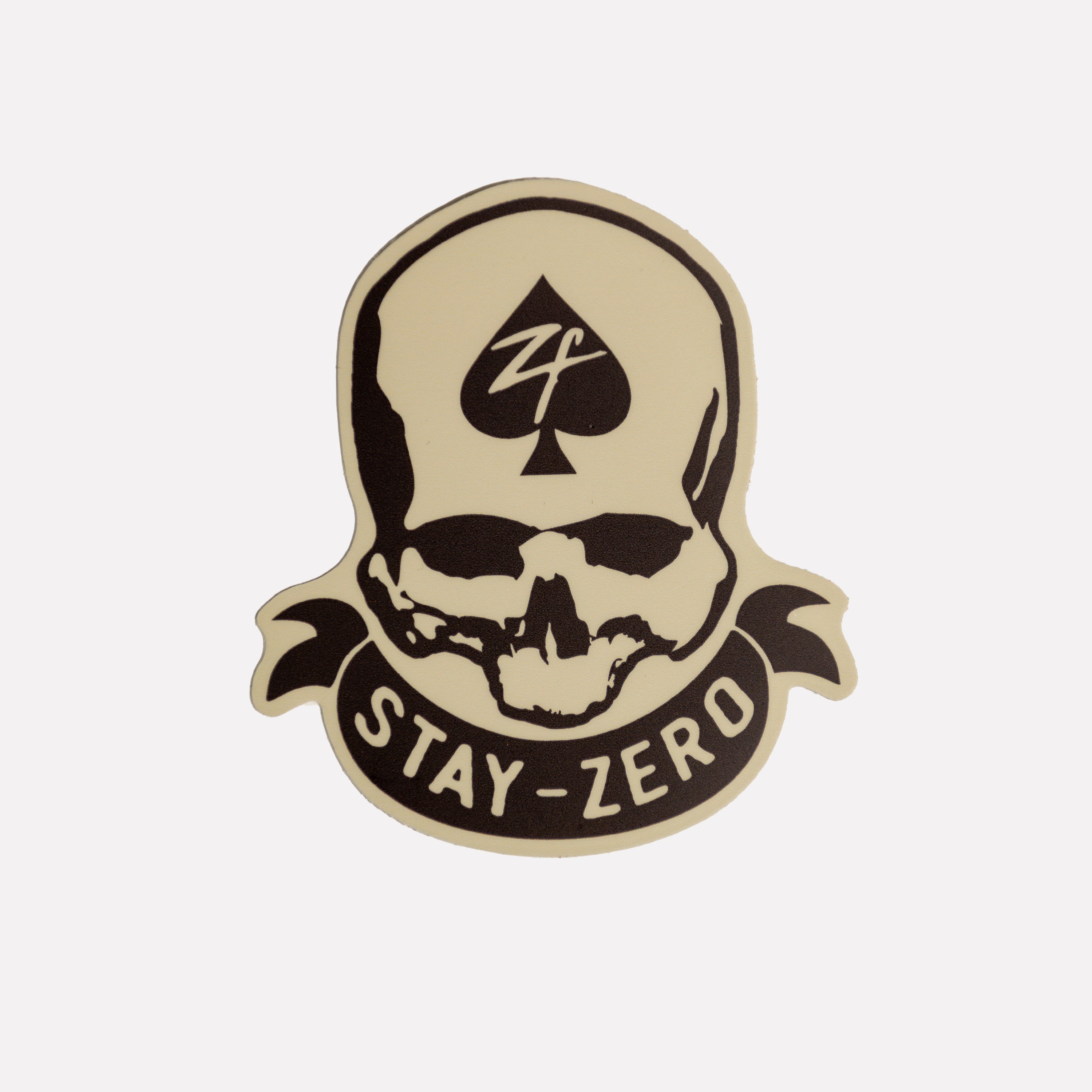 Stay Zero Skull Sticker –ZERO FOXTROT